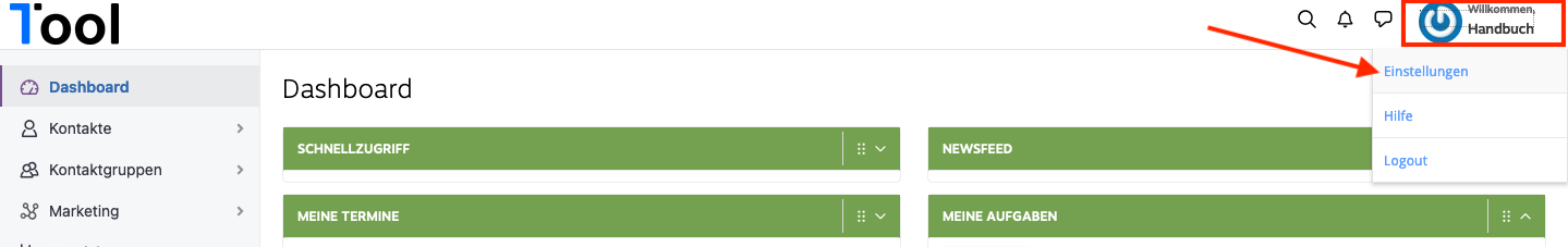 Quicklink-Buttons – 1Tool